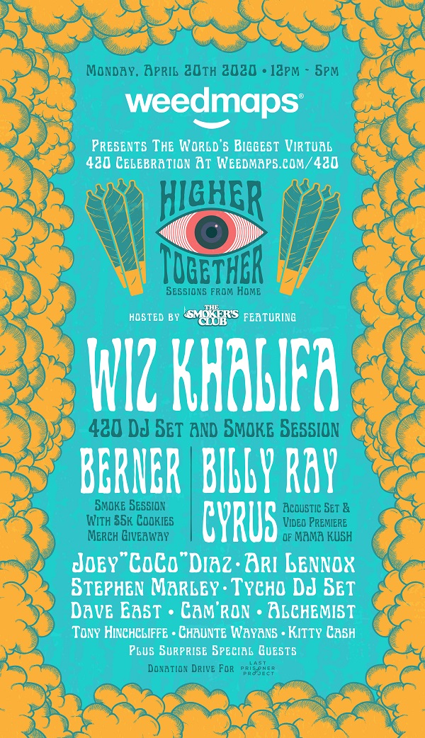 Weedmaps Brings Together Top Talent for 4/20 Virtual Celebration
