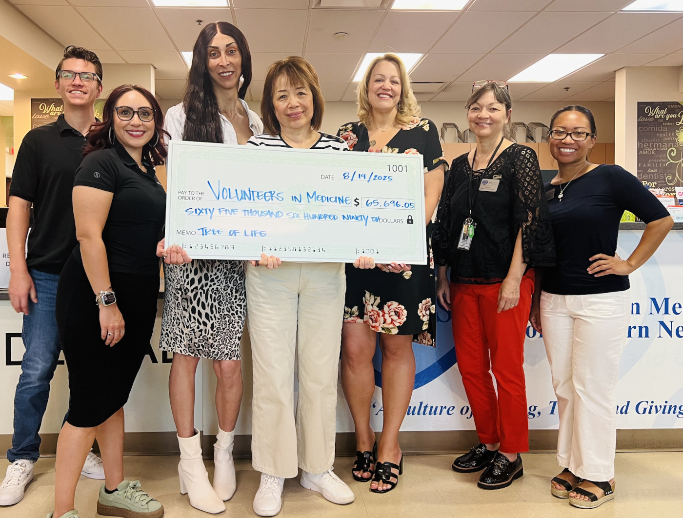 Tree of Life Dispensary Donates $65,000+ to Volunteers in Medicine of